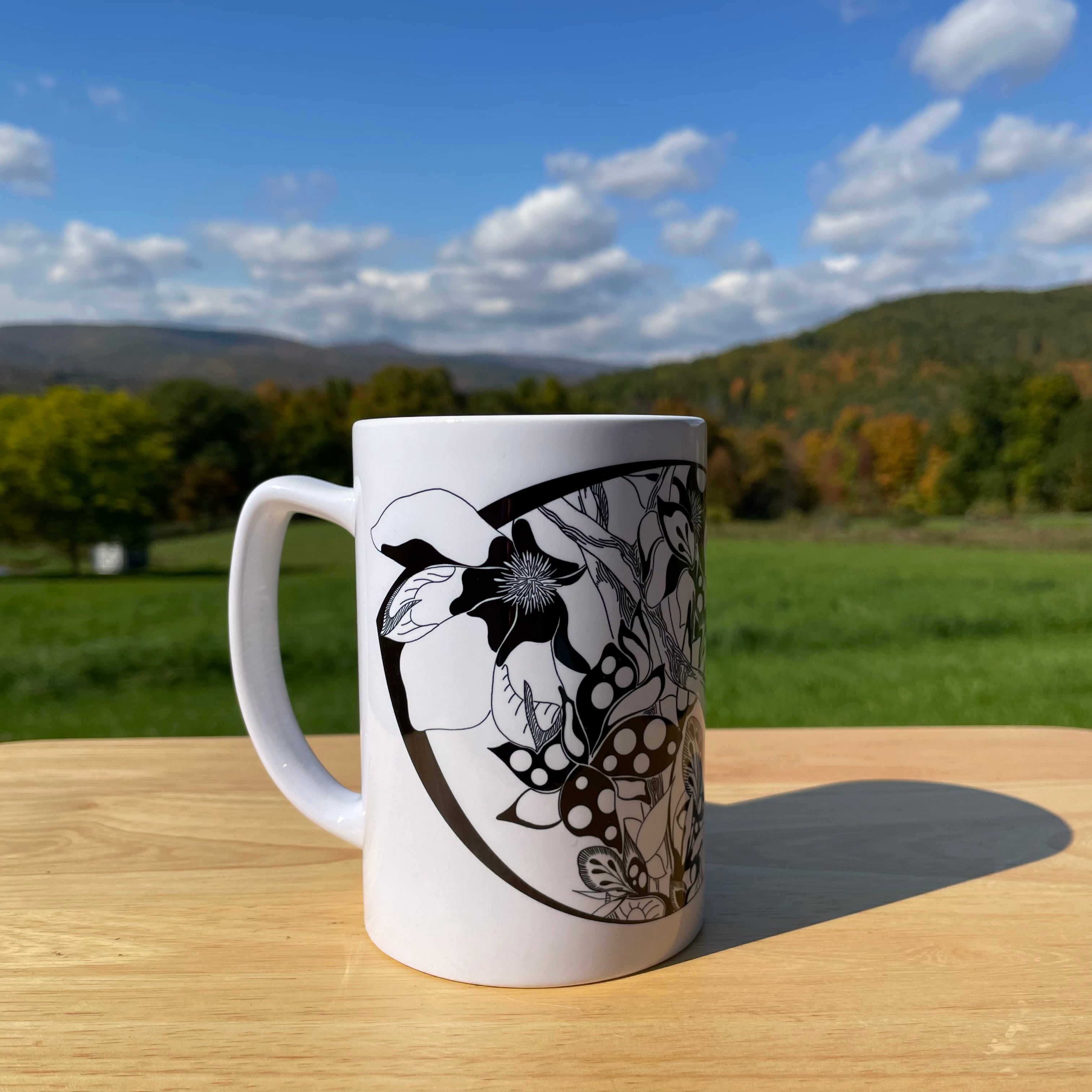 Magnolia 14 oz Mug – Rose Hollow Design